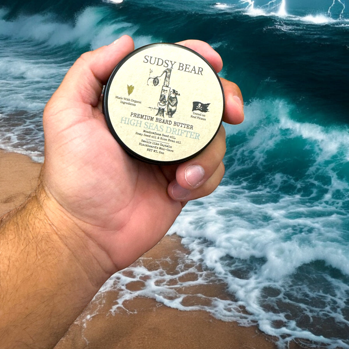 High Seas Drifter-Premium Beard Butter – SUDSY BEAR SOAP COMPANY