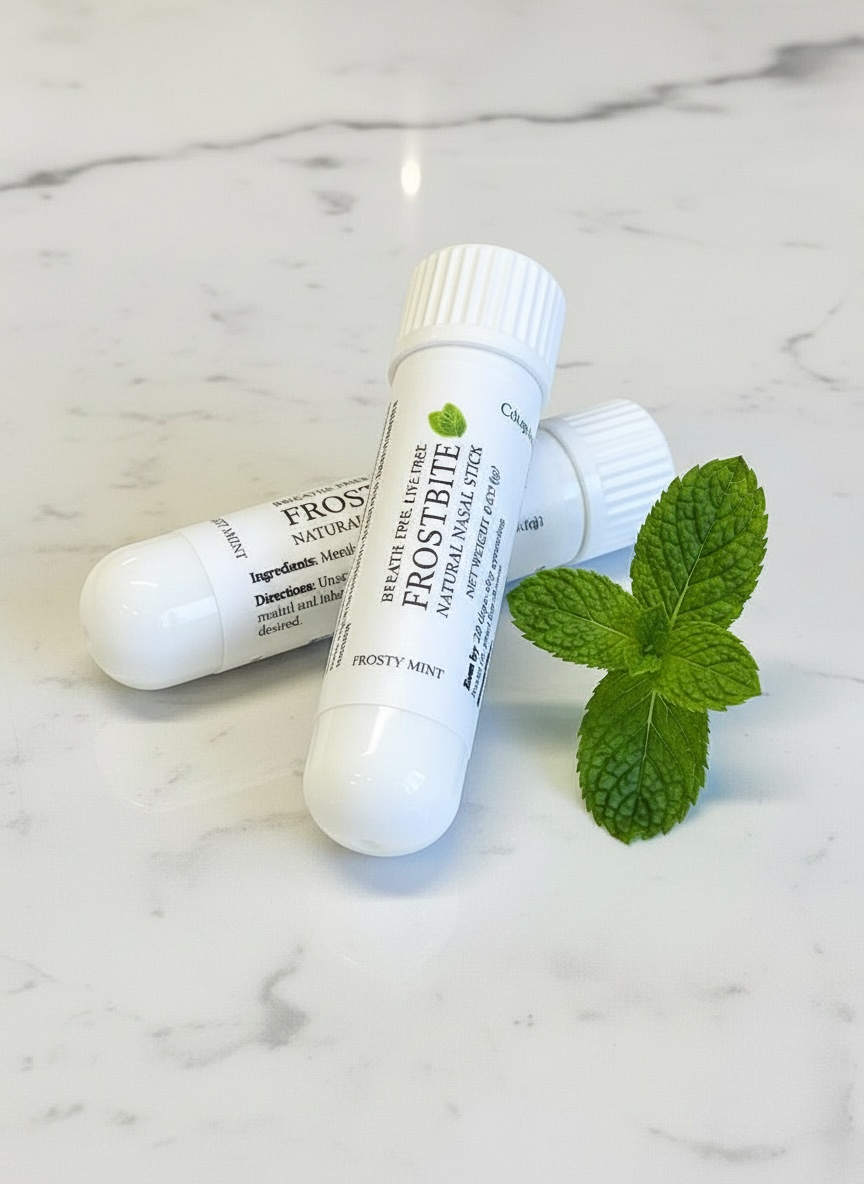 Frostbite Natural Nasal Sticks – SUDSY BEAR SOAP COMPANY