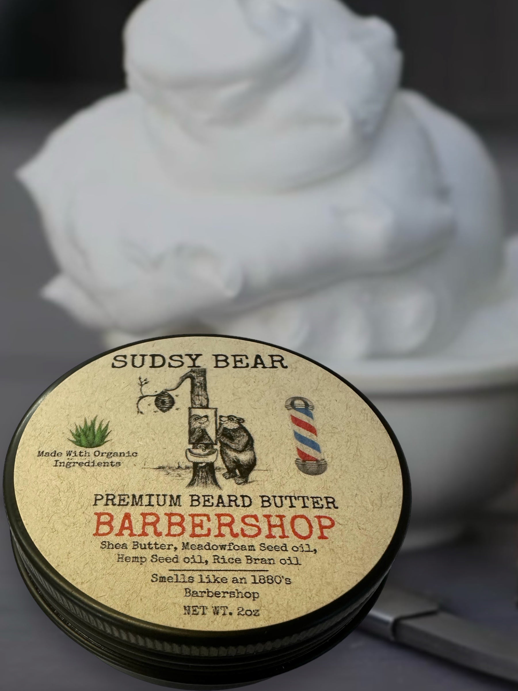 PREMIUM BEARD BUTTER – SUDSY BEAR SOAP COMPANY