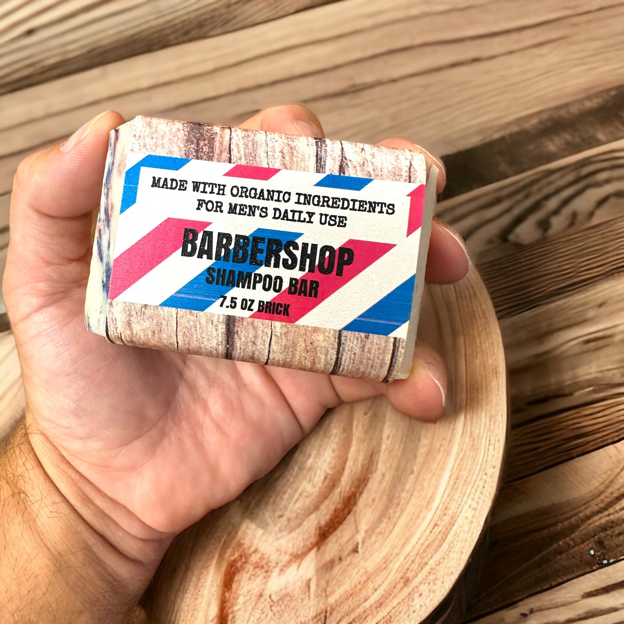 Barbershop Shampoo Bar – SUDSY BEAR SOAP COMPANY