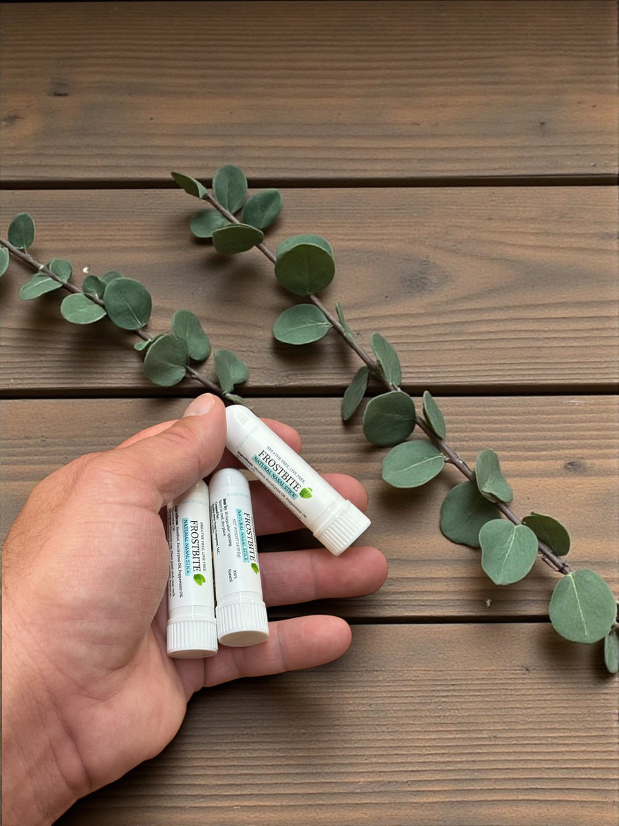 New! Icy Eucalyptus-Natural Nasal Stick (3-Pack) – SUDSY BEAR SOAP COMPANY