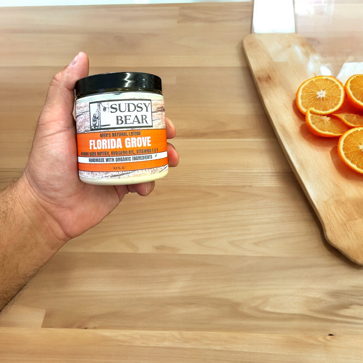 Florida Grove Men's Natural Lotion – SUDSY BEAR SOAP COMPANY