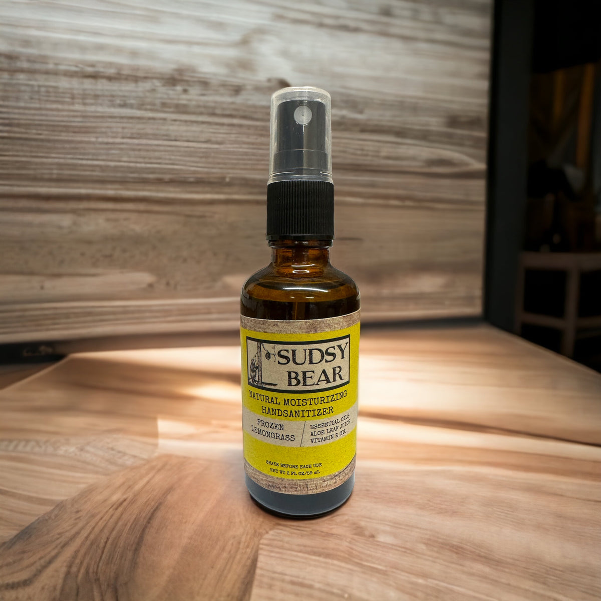 Frozen Lemongrass Natural Hand Sanitizer – SUDSY BEAR SOAP COMPANY