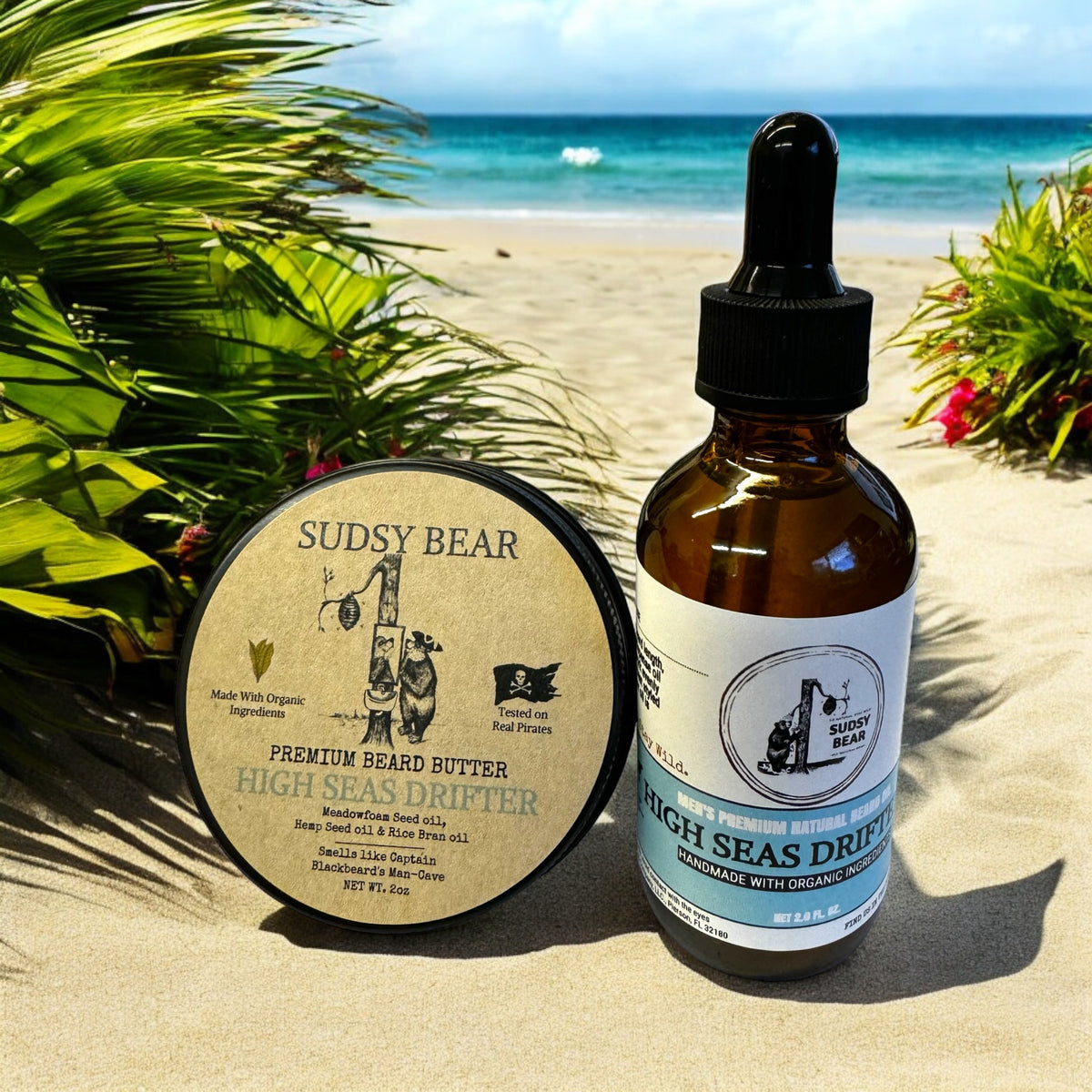 New! High Seas Drifter-Premium Beard Duo – SUDSY BEAR SOAP COMPANY