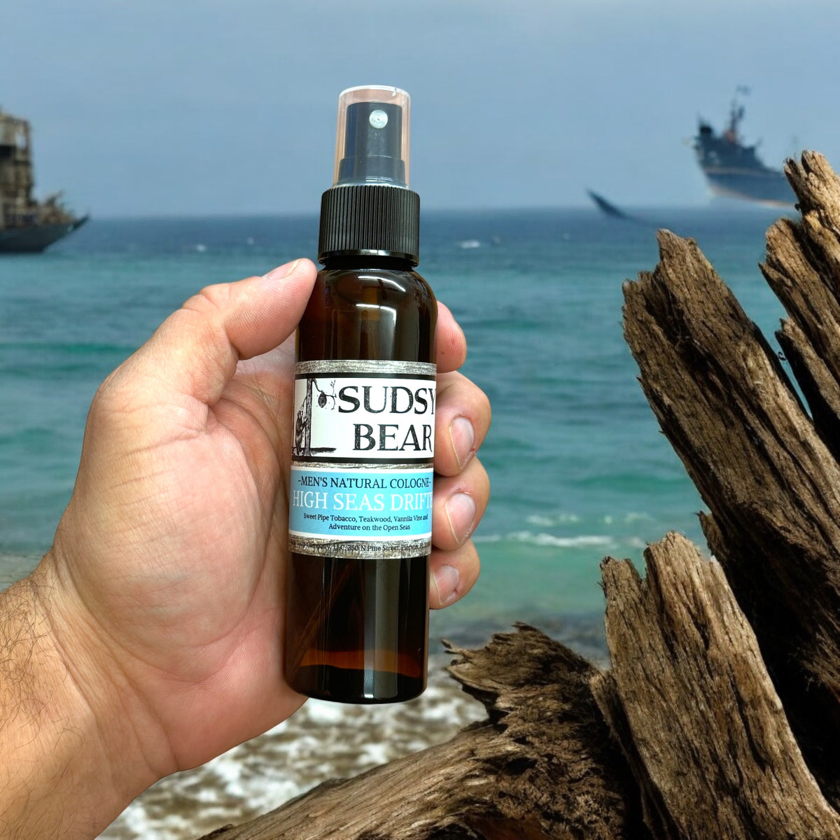 New! High Seas Drifter-Natural Cologne – SUDSY BEAR SOAP COMPANY