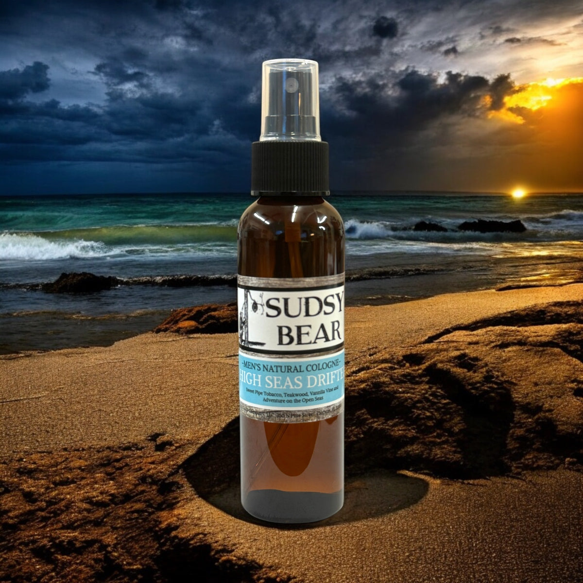 New! High Seas Drifter-Natural Cologne – SUDSY BEAR SOAP COMPANY