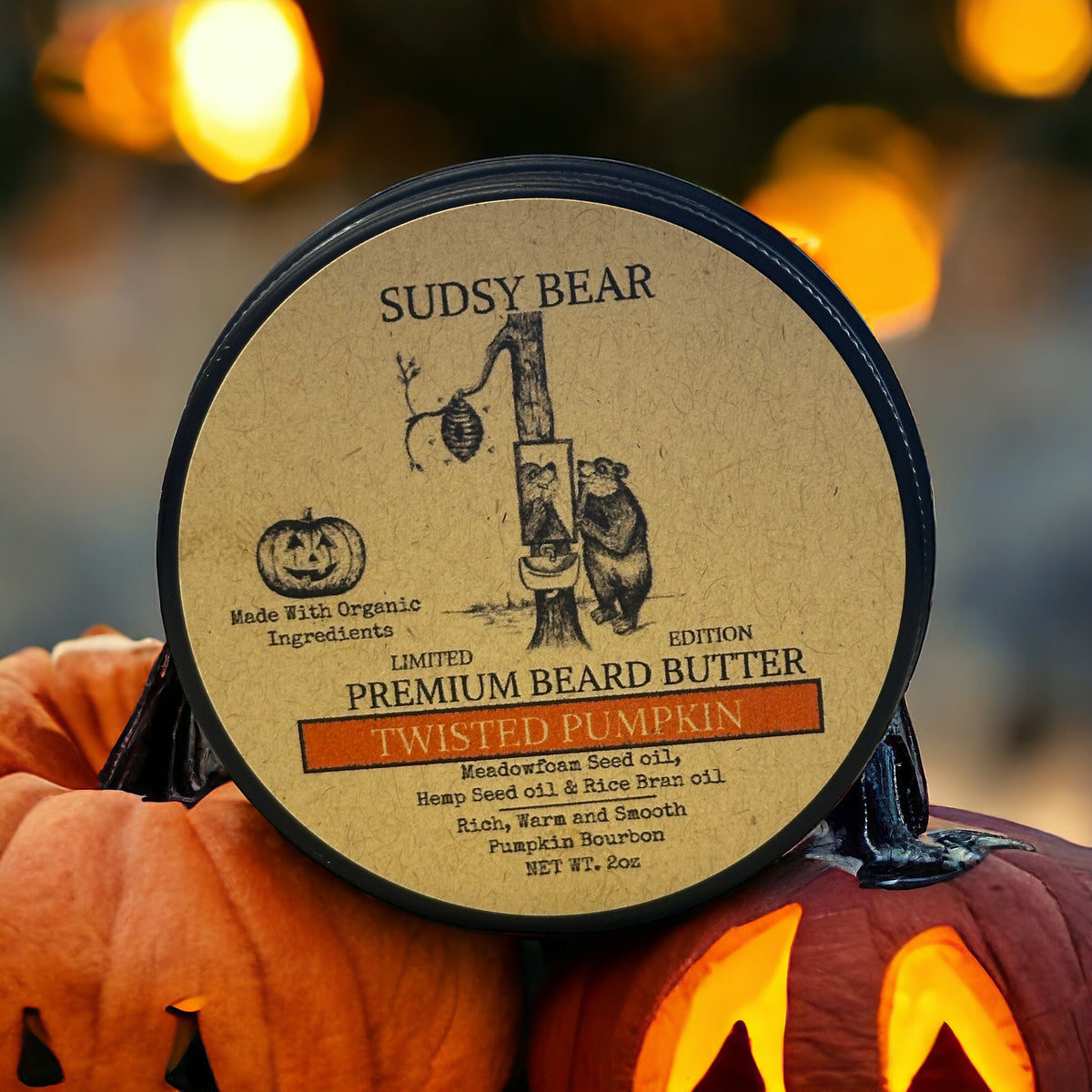 Twisted Pumpkin-Premium Beard Butter – SUDSY BEAR SOAP COMPANY