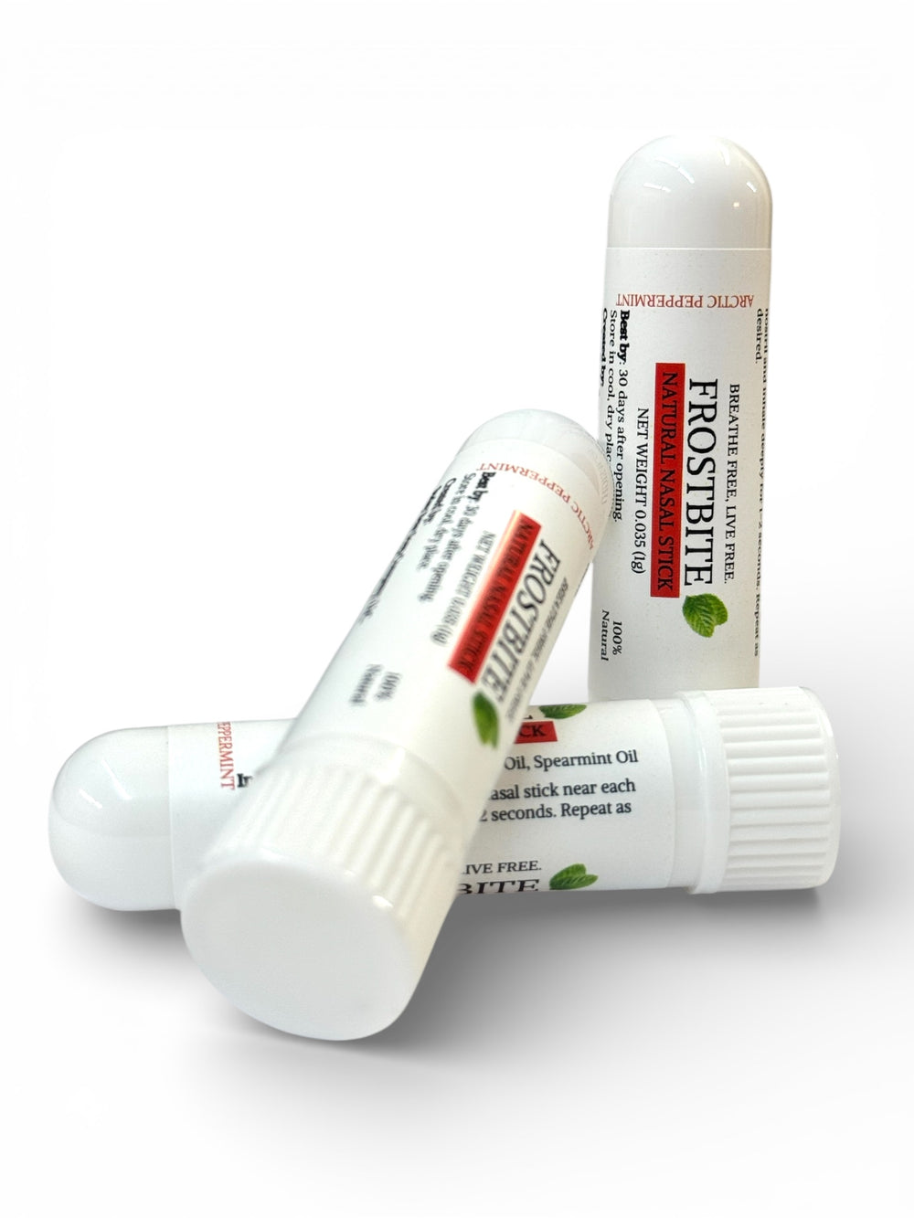 Arctic Peppermint-Natural Nasal Stick (3-Pack) – SUDSY BEAR SOAP COMPANY