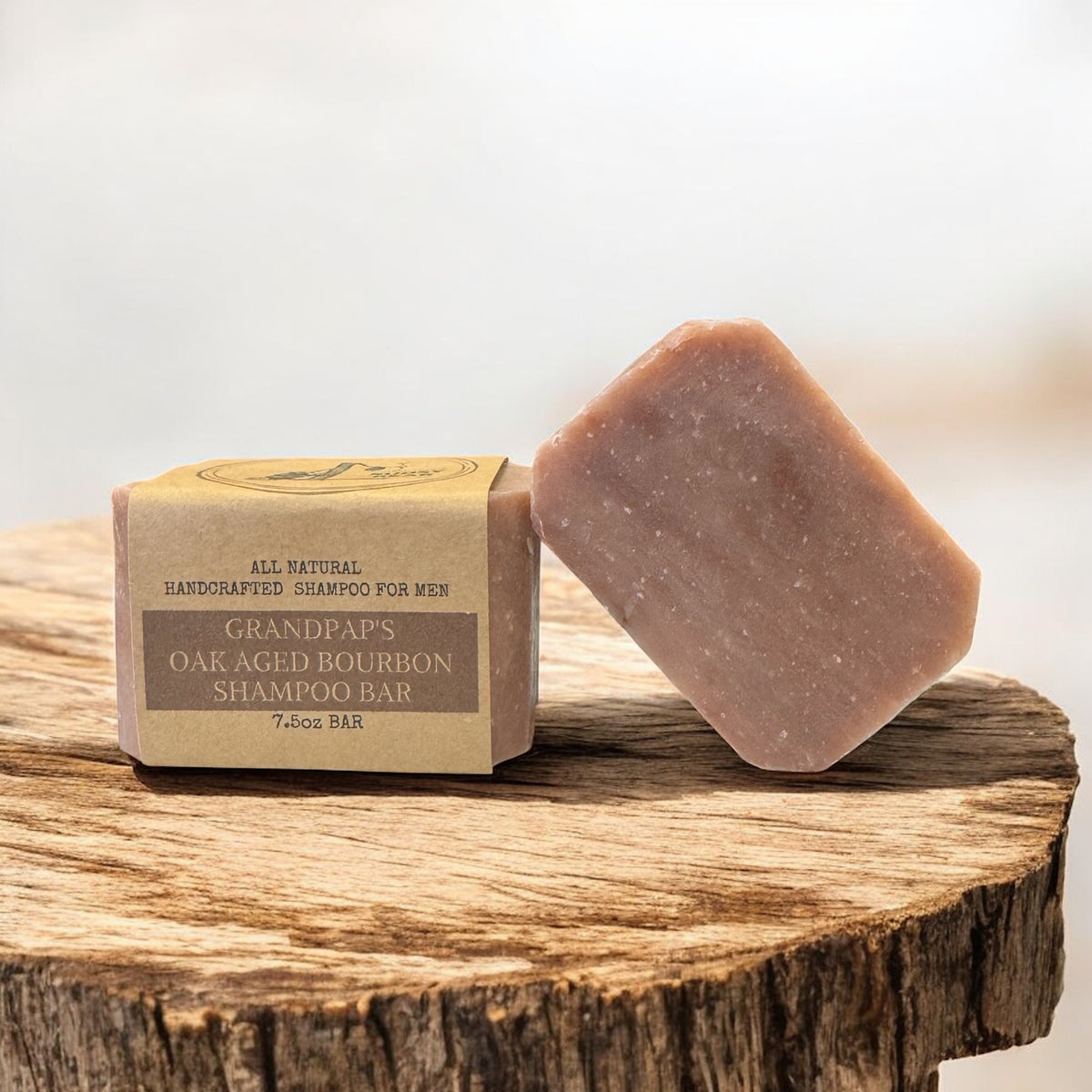 New! Grandpap's Oak Aged Bourbon Shampoo Bar – SUDSY BEAR SOAP COMPANY