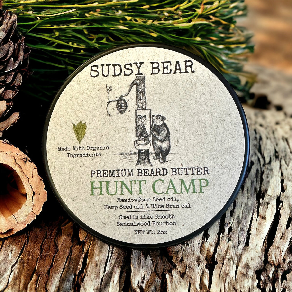 Hunt Camp-Premium Beard Butter – SUDSY BEAR SOAP COMPANY